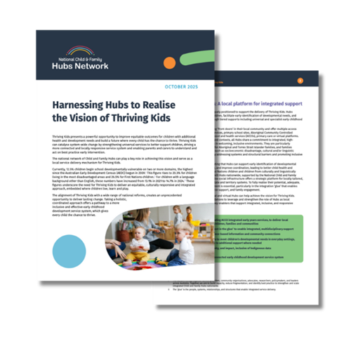 Hubs as a Local Platform to Deliver Thriving Kids - National Child ...